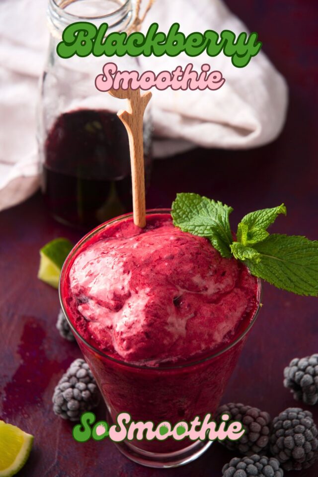 Blackberry Smoothie - SoSmoothie