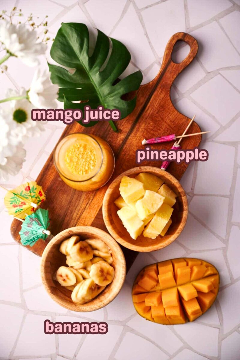 3 Ingredient Tropical Smoothie - SoSmoothie